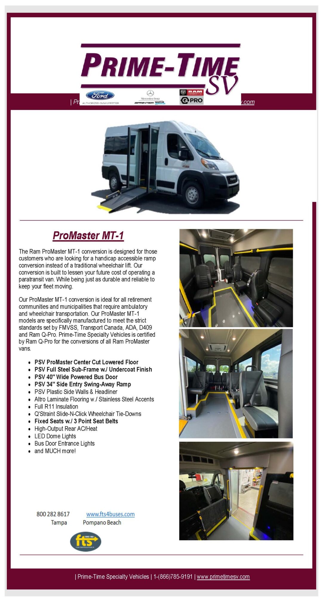 Brochures - Florida Transportation Systems, Inc.